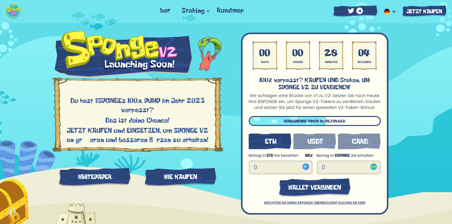 Sponge V2 Prognose : SPONGEV2 Kurs langfristig bis 2030