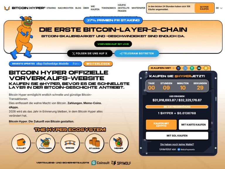 Wie und wo Bitcoin Hyper kaufen? - Anleitung 2026