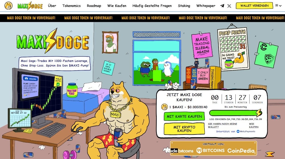 Wie und wo Maxi Doge kaufen 2026? - Anleitung + Anbieter